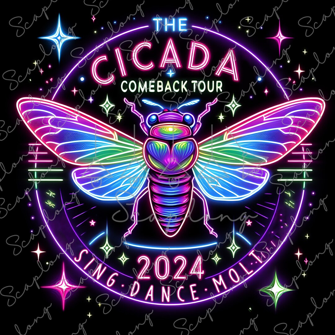 The Cicadas Reunion Tour Png, Year of the Cicadas, Cicadas Invasion ...