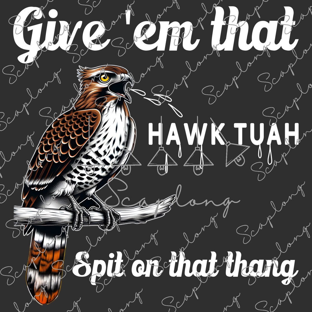 Give'em That Hawk Tuah Png, Hawk Tuah Spit on That Thang Png, Funny ...