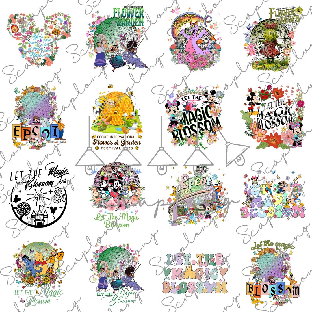 Bundle Let the Magic Blossom Png, Flower and Garden Festival, Mouse and ...