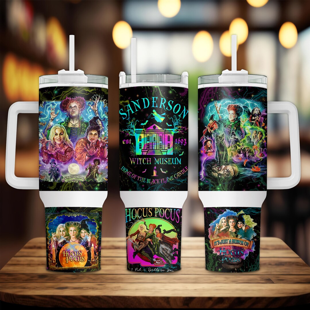 Halloween Witch 40oz Quencher Tumbler Wrap Png Spooky Season
