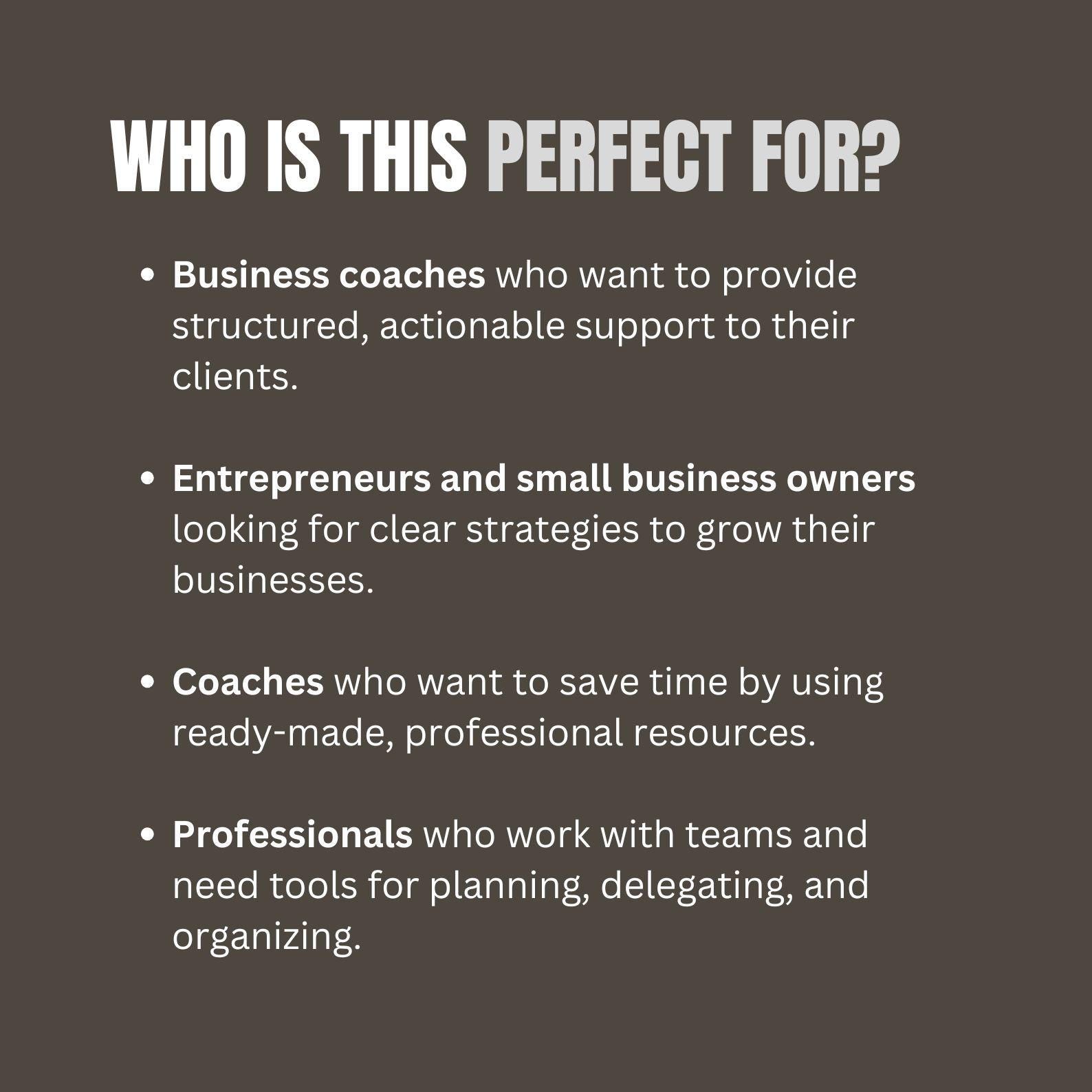 50 Strategic Worksheets for Business Coaching, Coaching Worksheets ...