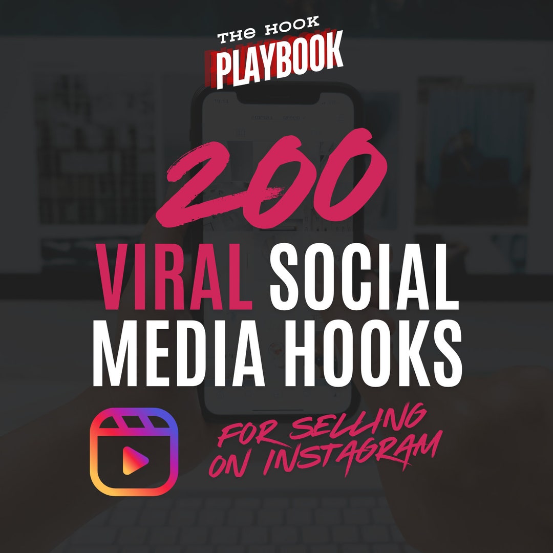 200 Viral Instagram Hooks: Social Media Content Guide (digital Download ...
