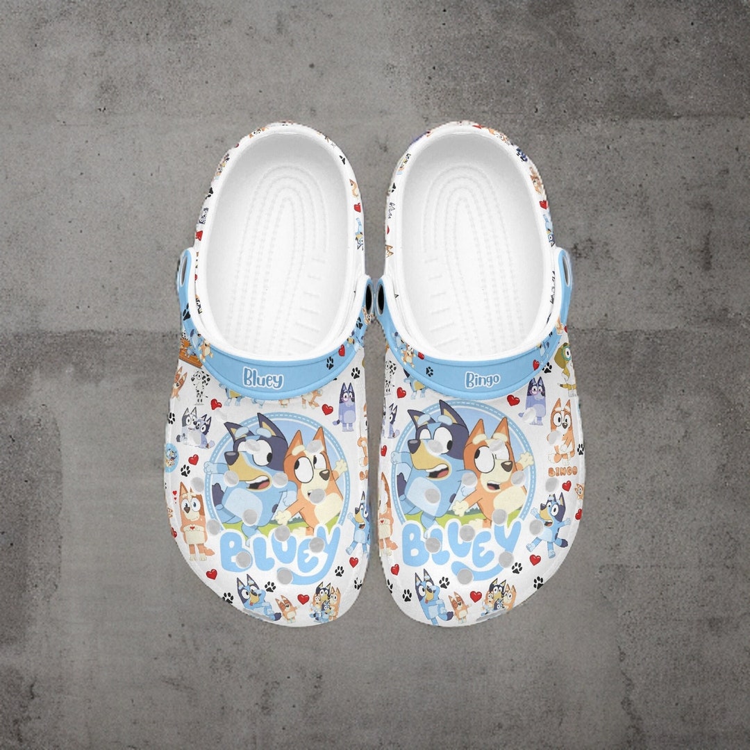Bluey Clogs Birthday Gift Bluey Family Clogs Bluey Clogs - Etsy UK