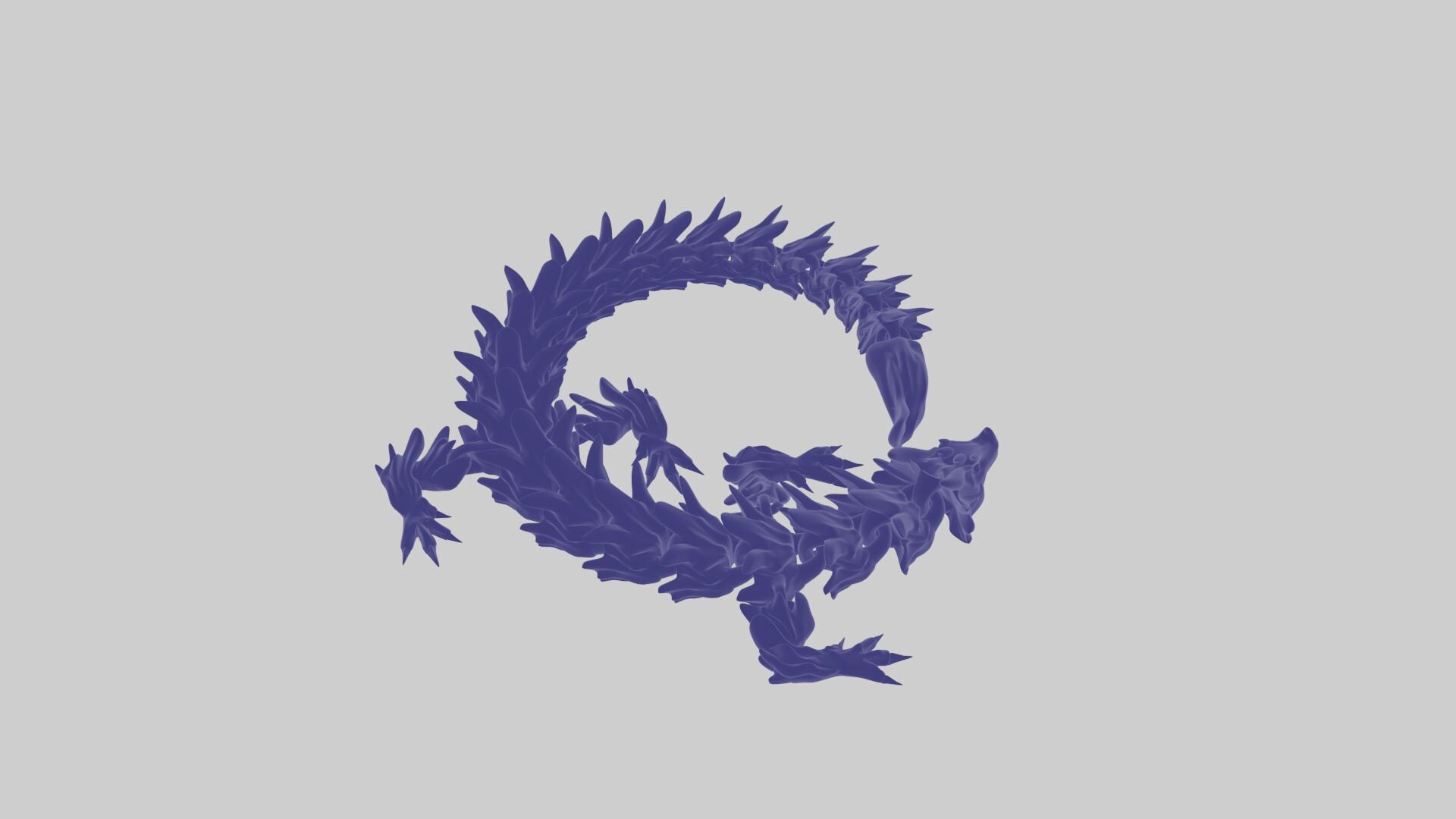 Animated Water Dragon 3D Model - STL Digital File 3D Printer Compatible ...