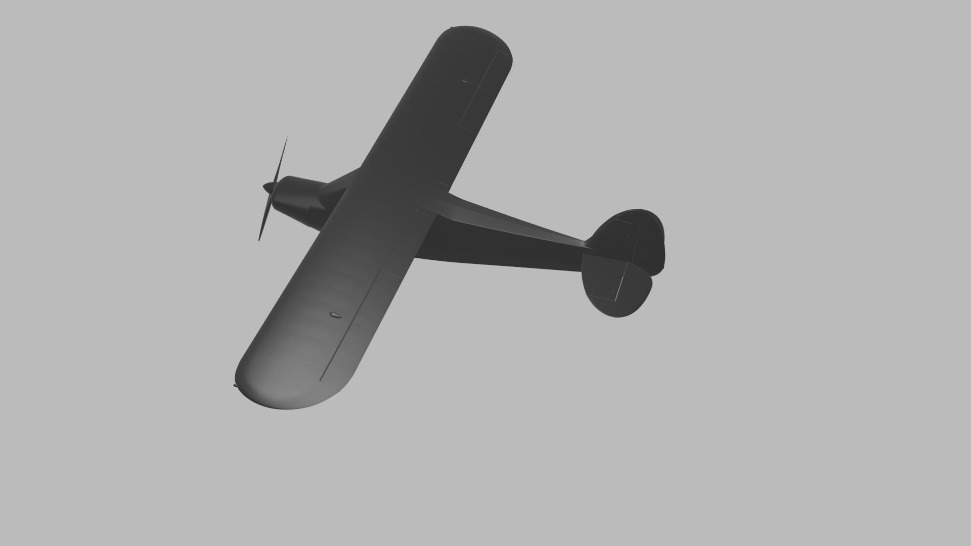 Piper PA-18 Super Cub 3D Model STL File - Detailed and Scalable Design ...