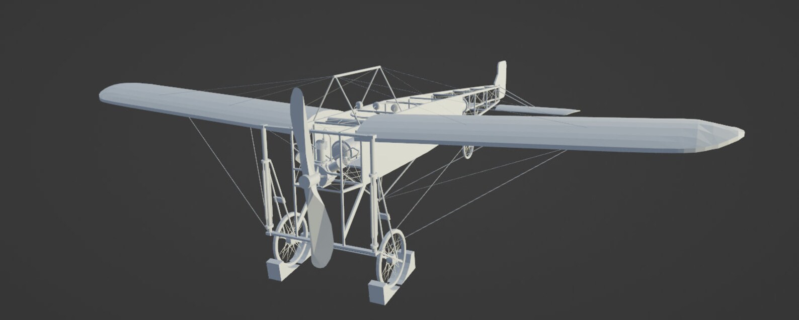 For Those Interested, the 3D Model of the Blériot XI Has Been ...