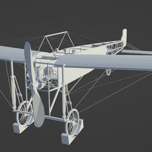 For Those Interested, the 3D Model of the Blériot XI Has Been ...