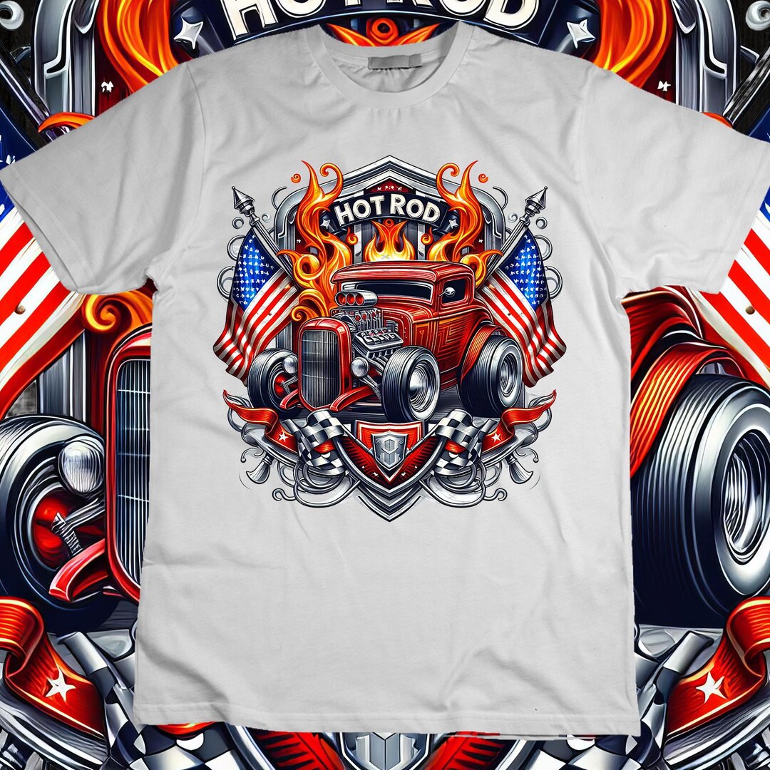 Hot Rod Shirt Design: High-resolution PNG File (instant Download - Etsy