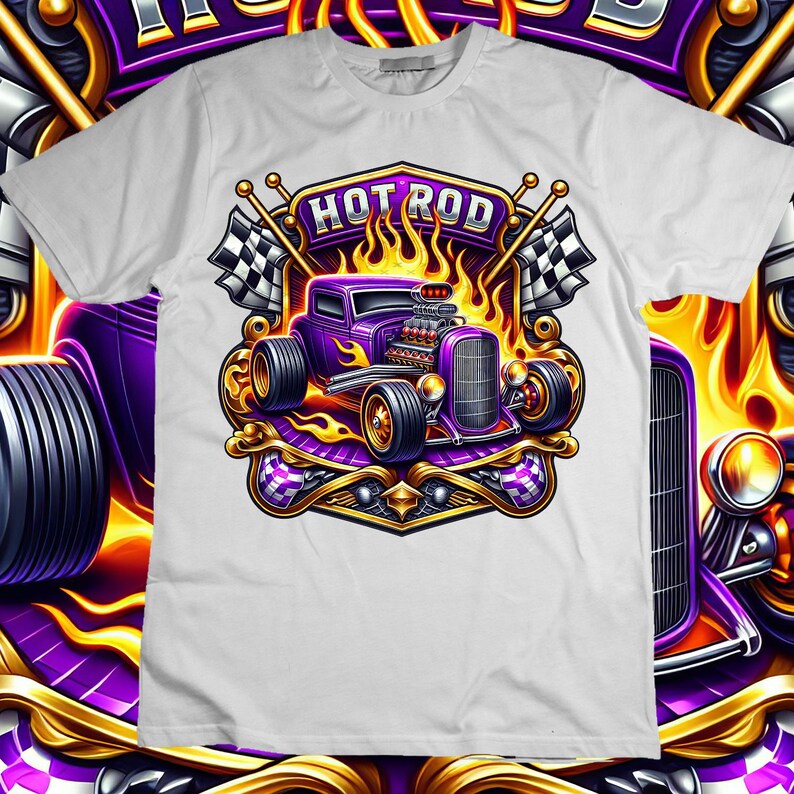 Hot Rod Shirt Design: High-resolution PNG File (instant Download - Etsy