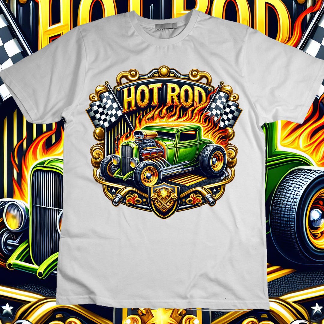 Hot Rod Shirt Design: High-resolution PNG File (instant Download - Etsy