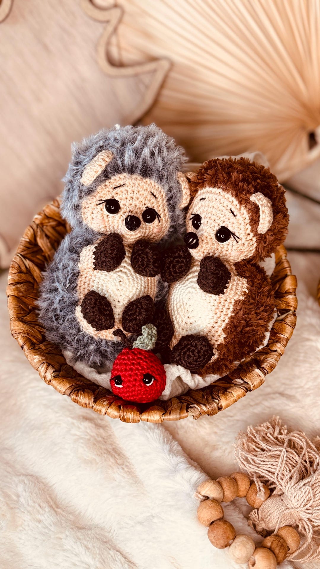 Crochet Pattern PDF File: Hedgehog Baby Ida and Erik (german and ...