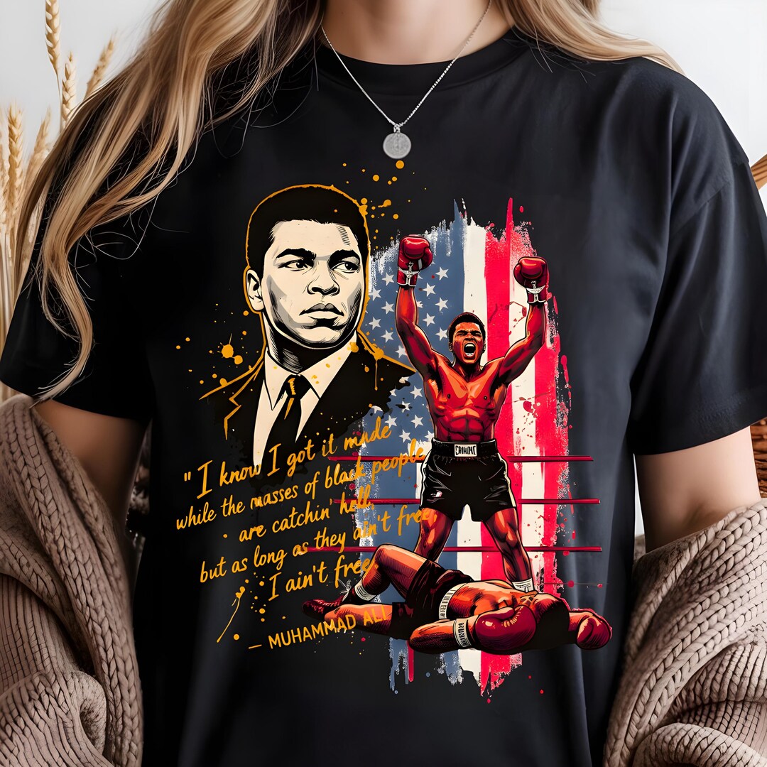 Muhammad Ali Boxing Art, Black History Month, Motivational Quote ...