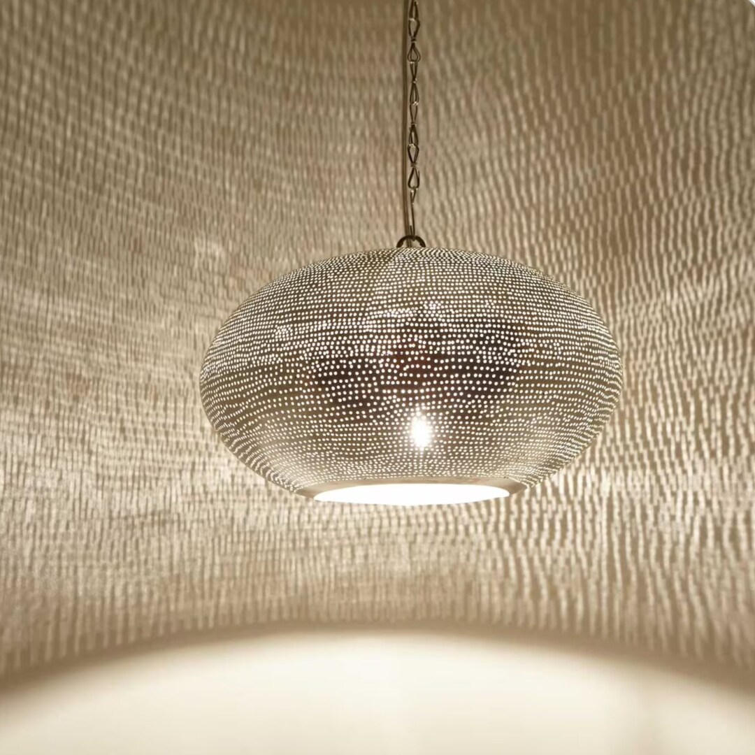 Minimalist Pendant Light Statement Pendant Light Perforated - Etsy