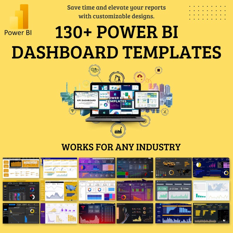 Buy Power BI Dashboard Templates, Multipurpose Dashboards, Sales ...
