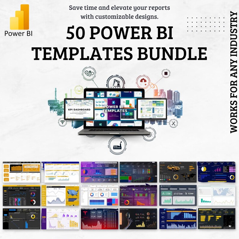 Multi Purpose Power BI Templates, Dashboard Templates for Data ...
