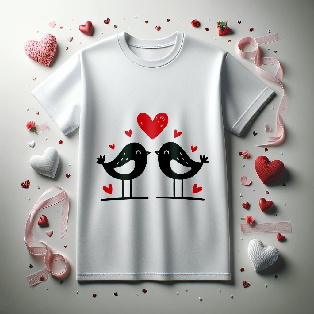 Love Birds Valentine's Day, Clipart SVG Cut File, Valentines Gift ...