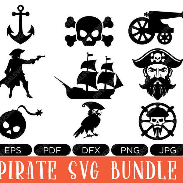 Pirate Silhouette - Etsy
