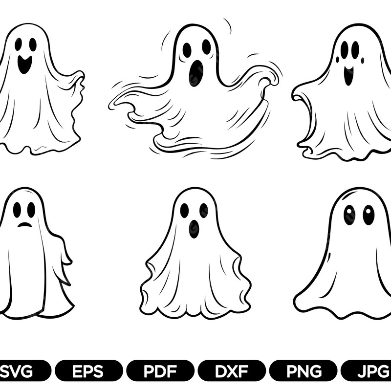 Ghost Silhouette - Etsy