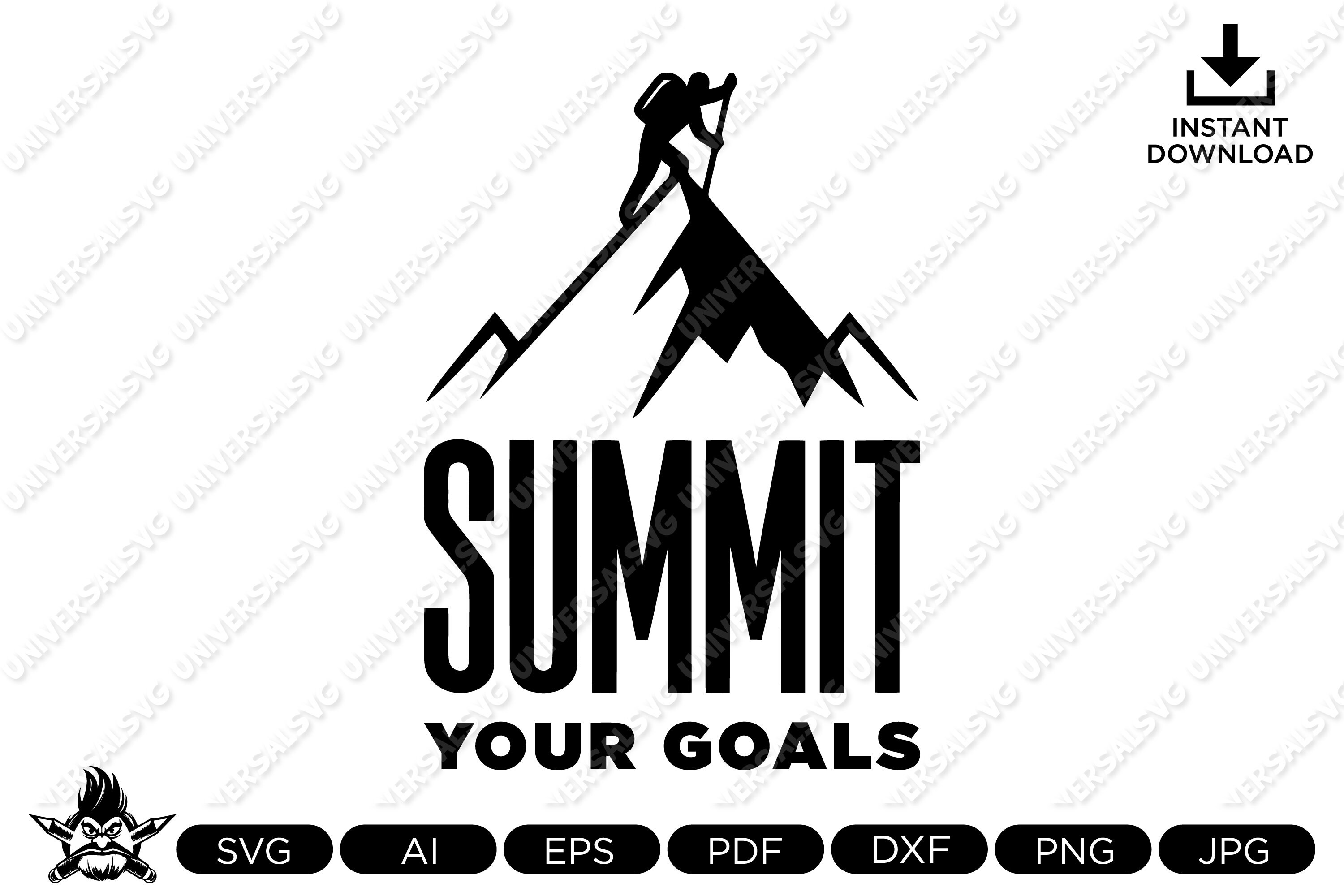 Summit Your Goals SVG, Inspirational Svg, Motivational Svg ...