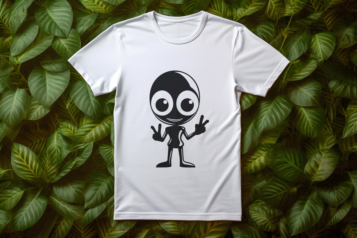 Alien SVG Alien Clip Art Vector UFO Svg Alien Cricut Alien Silhouette ...