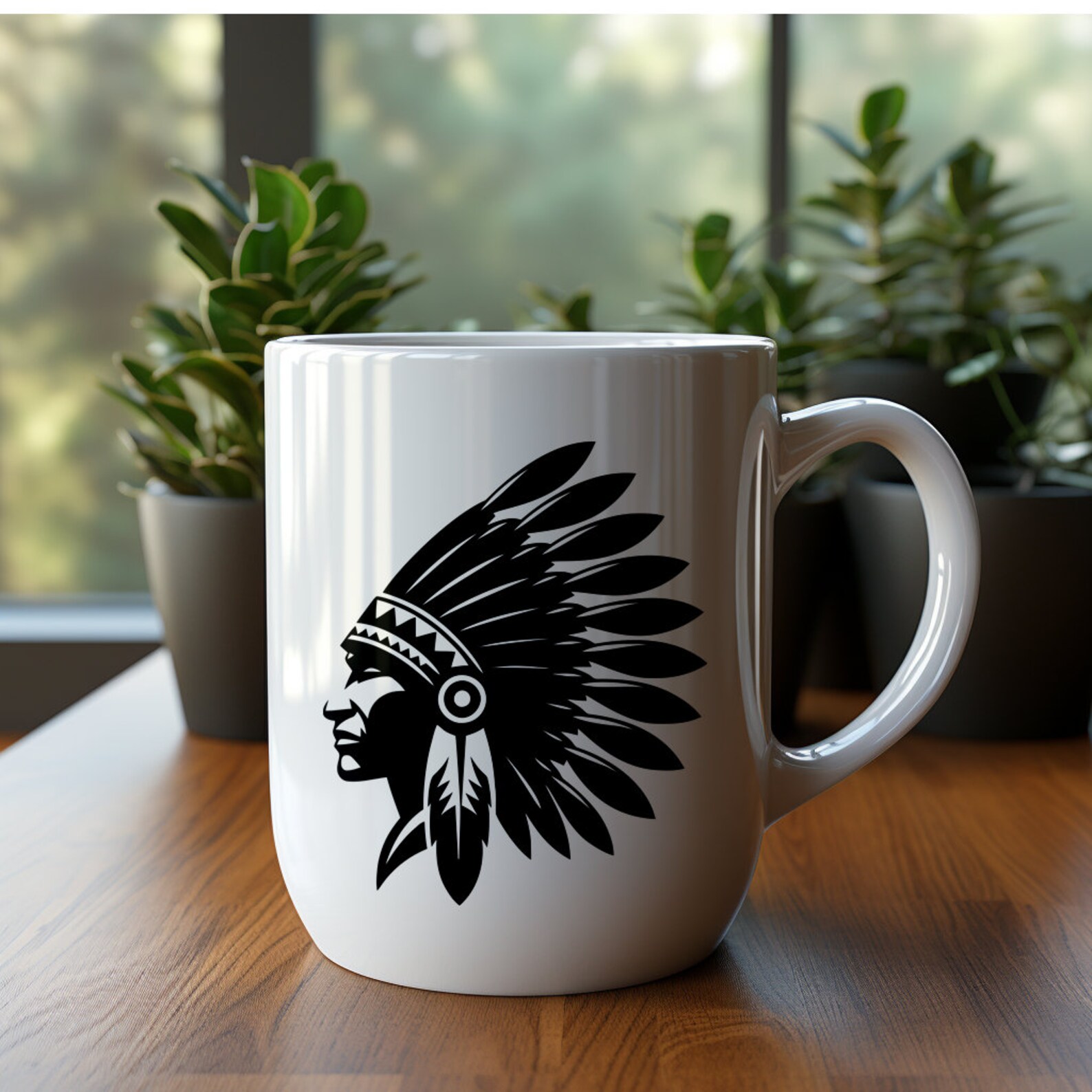 Indian SVG, Chief, Warrior Mascot Svg, Digital Svg for Cricut ...
