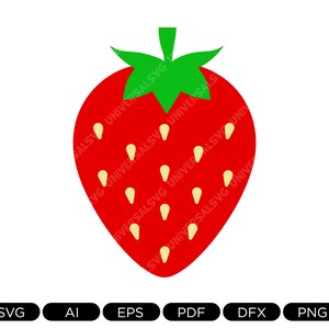Strawberry SVG, Strawberry Cricut, Strawberry Clipart, Fruit Svg, Cut ...