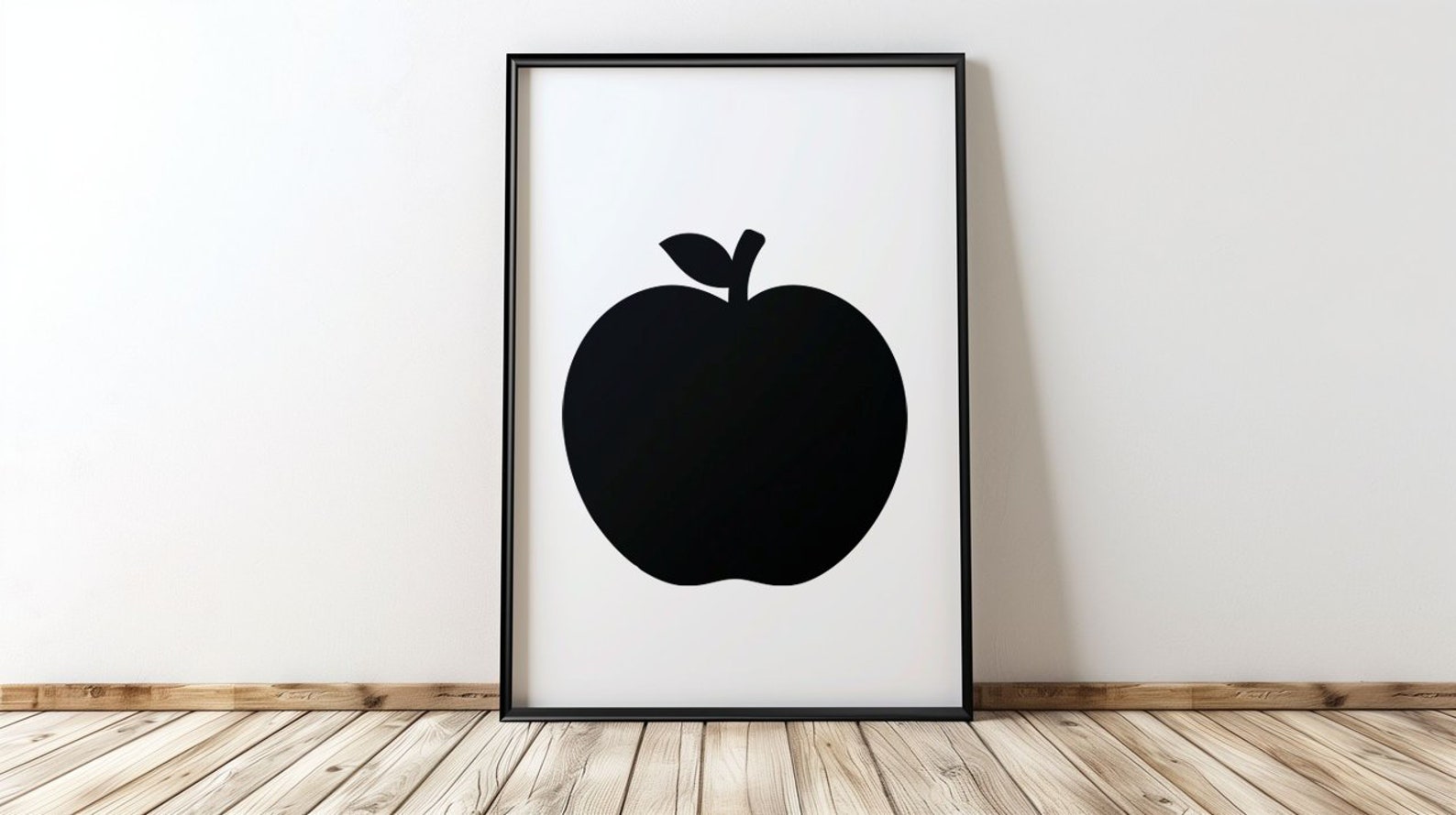Apple SVG, Instant Download Vector Art for Crafting, Apple Silhouette ...