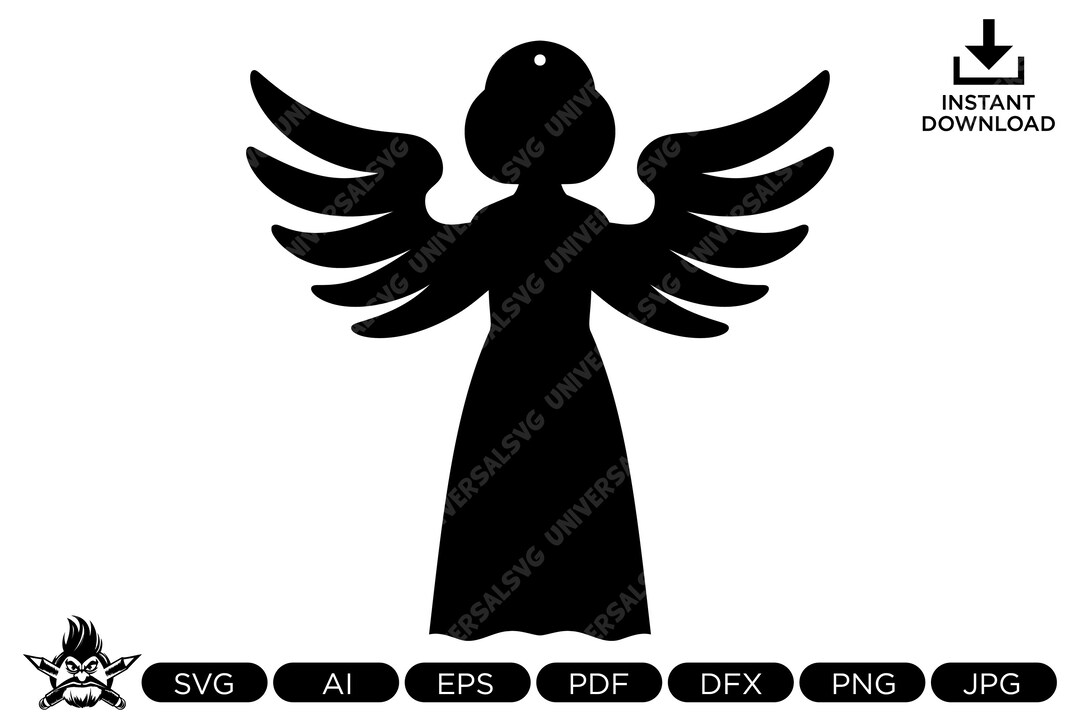 Angel SVG, Angel Wings Svg, Angel Clipart, Religious Angel Svg ...