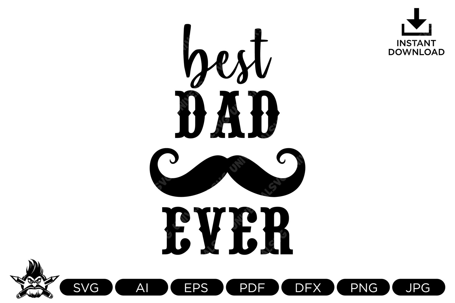 Best Dad Ever SVG, Father's Day SVG, Gift for Dad Svg, Dad Shirt Svg ...