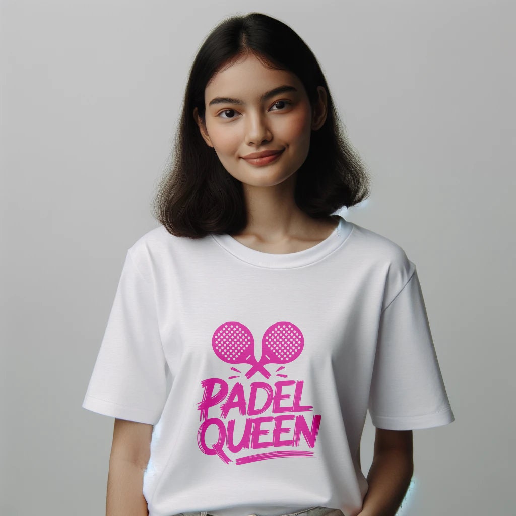 Padel Queen SVG, Padel T-shirt Design, Gift for Padel Tennis Partner ...
