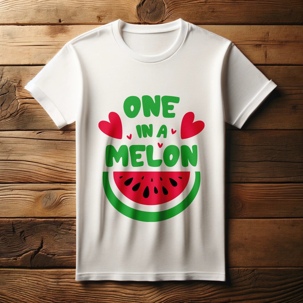 One in a Melon SVG File for Instant Download, Perfect for DIY Gifts and ...