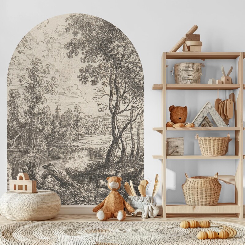 Rustic Wall Decal - Etsy