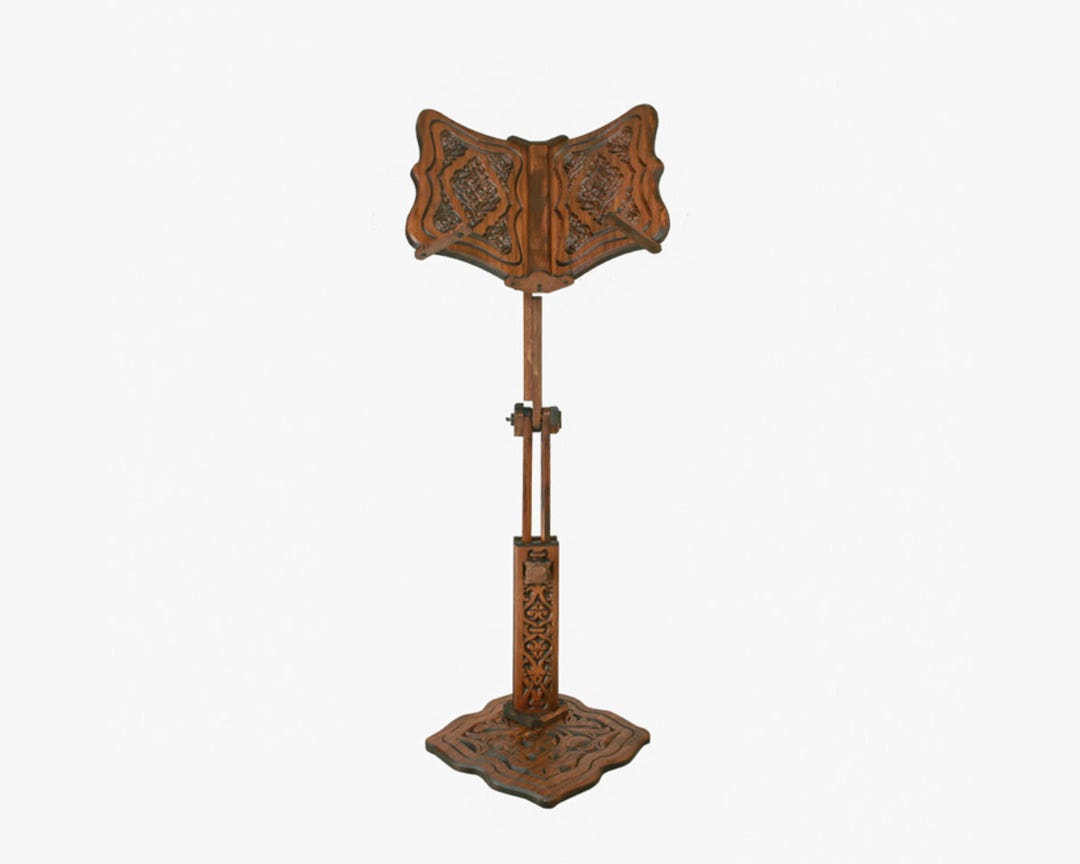 Wooden Large Adjustable Bible Stand, Quran, Bible, Torah Holder Lectern ...