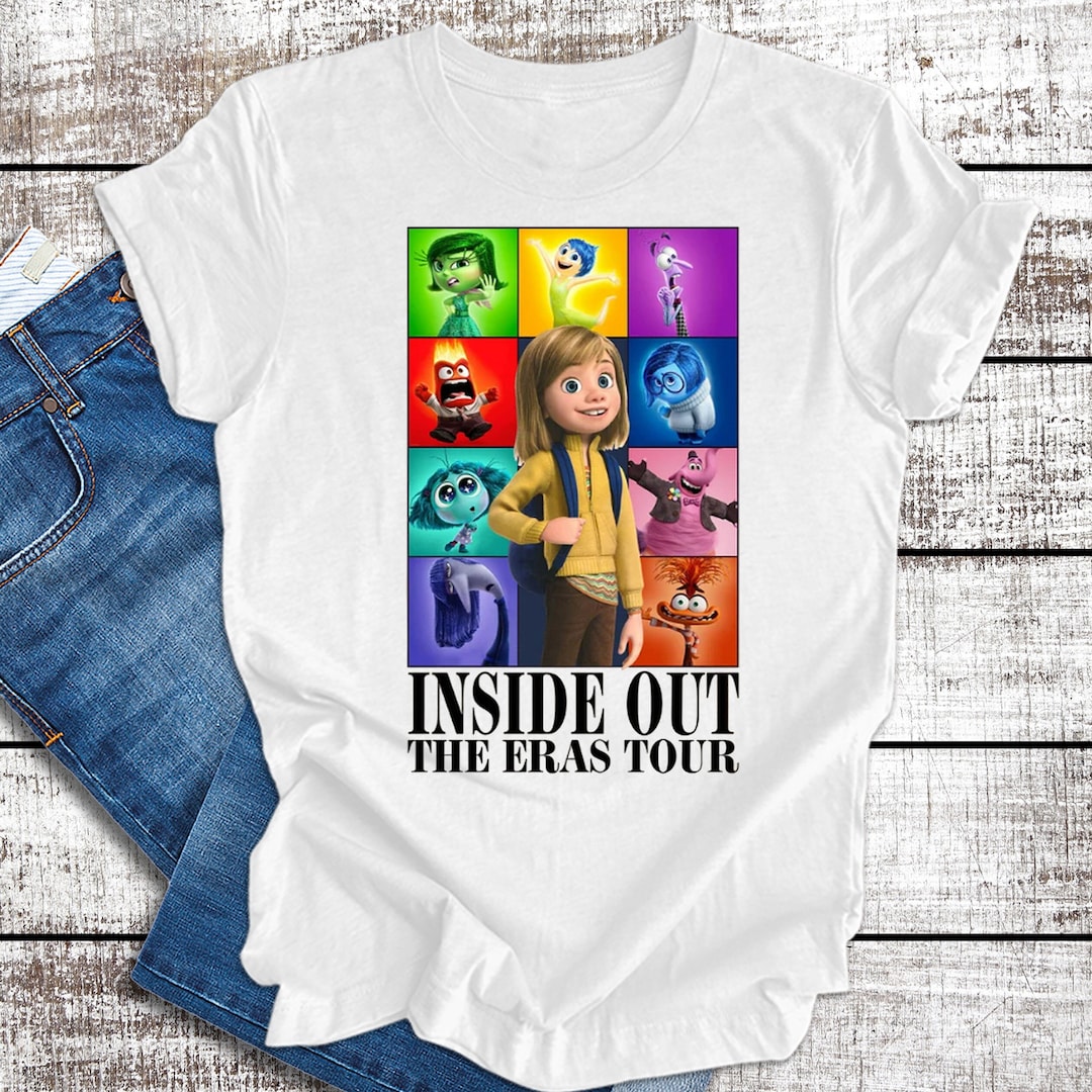 Disneyland Pixar Inside Out Eras Tour Camisa, Disneyland Inside Out ...