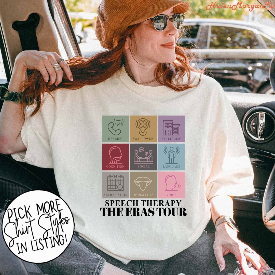Speech Therapy the Era Tour Shirt, SLP Nurse Sweatshirt, SLP Nurse Gift ...