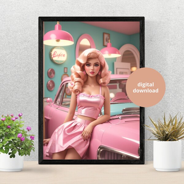 Barbie Poster Print - Etsy