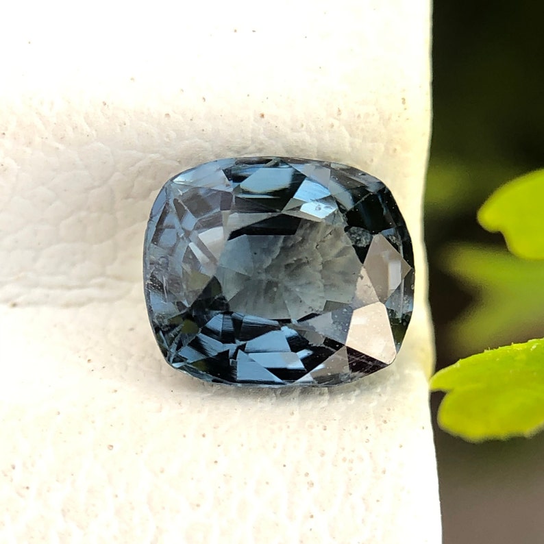 Rare Teal Blue Spinel Gem, 6 X 5 MM 1.40 Ct Best Quality Spinal Faceted ...