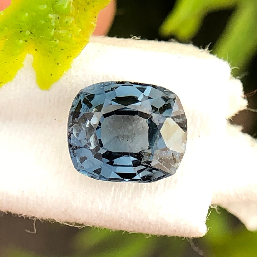 Rare Teal Blue Spinel Gem, 6 X 5 MM 1.40 Ct Best Quality Spinal Faceted ...