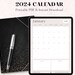 2024 Digital Calendar, Printable 2024 Calendar, January to December ...