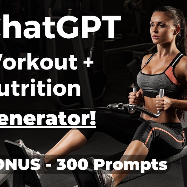 Chatgpt Prompts for Fitness - Etsy