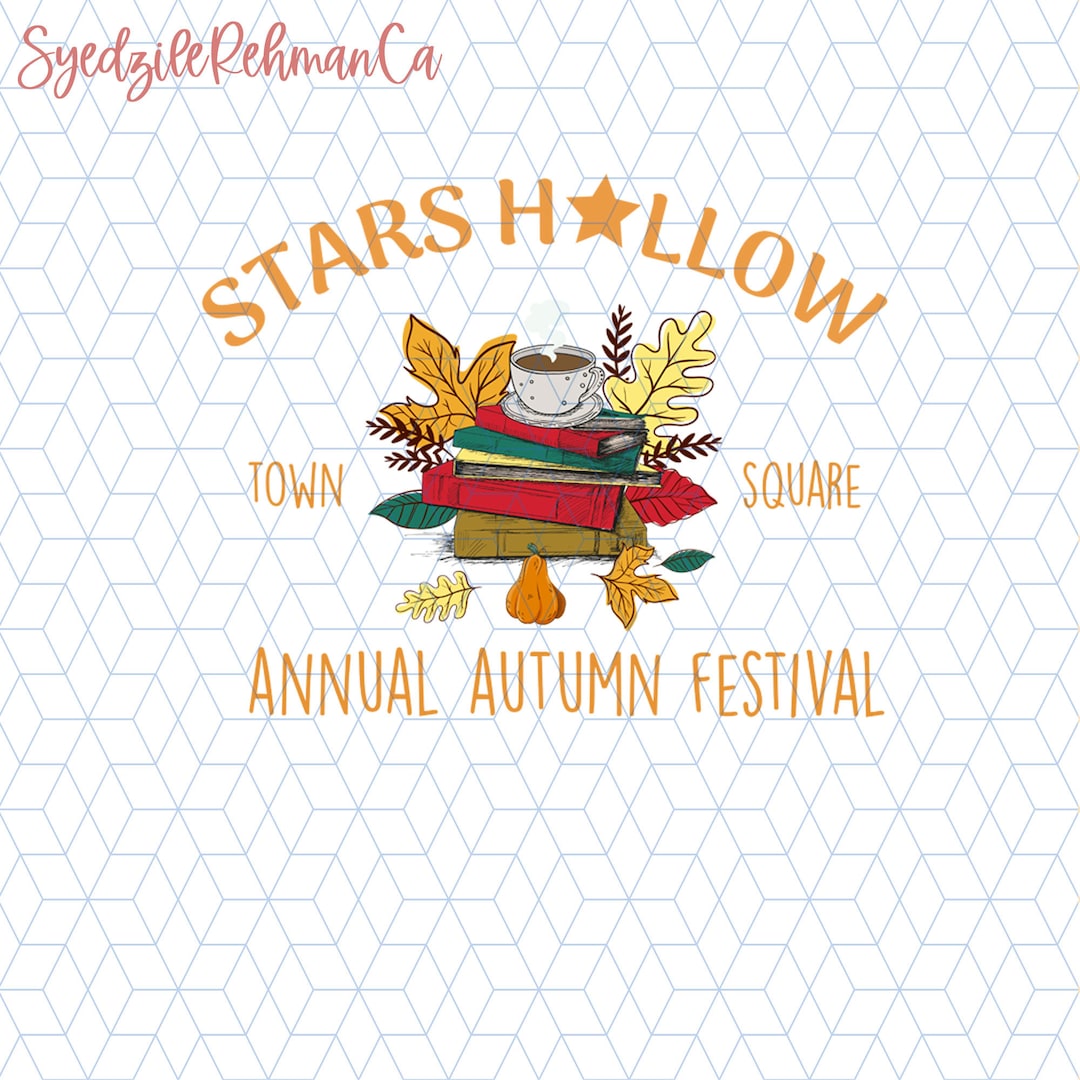 Stars Hollow Png Stars Hollow Connecticut Png Annual Autumn - Etsy