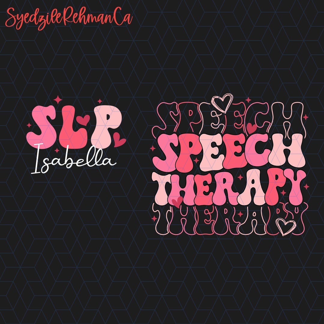 Speech Therapy Valentine Png, Custom SLP Valentine Png, Cupid's Speech ...