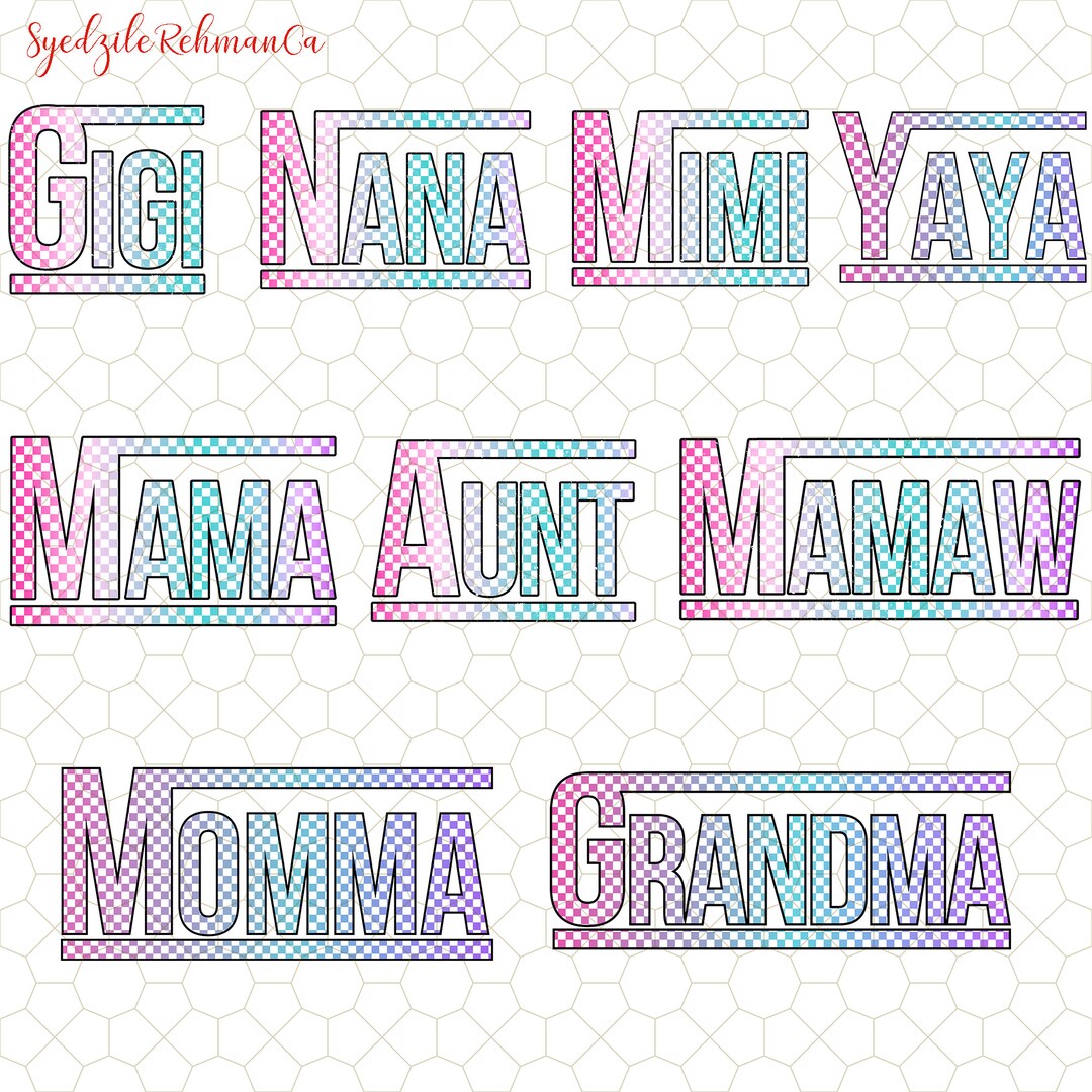 Bundle Checkered Retro Mama Png, Mothers Day Gift, Varsity Mom, Funny ...