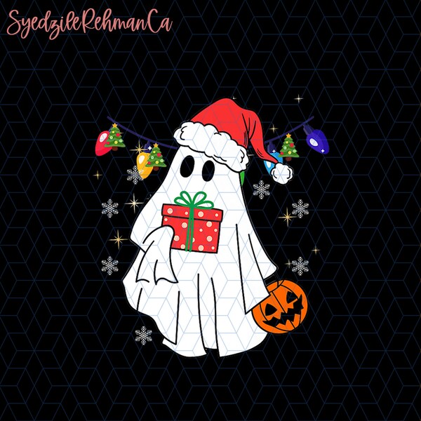 Ghost Christmas Png - Etsy