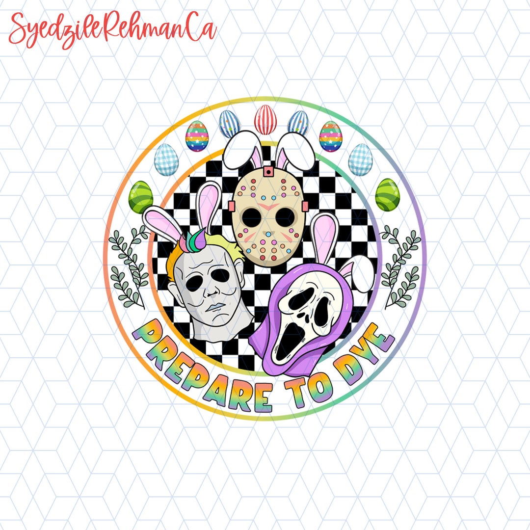 Prepare to Dye Png, Horror Movie Character Easter Day Png, Horror ...