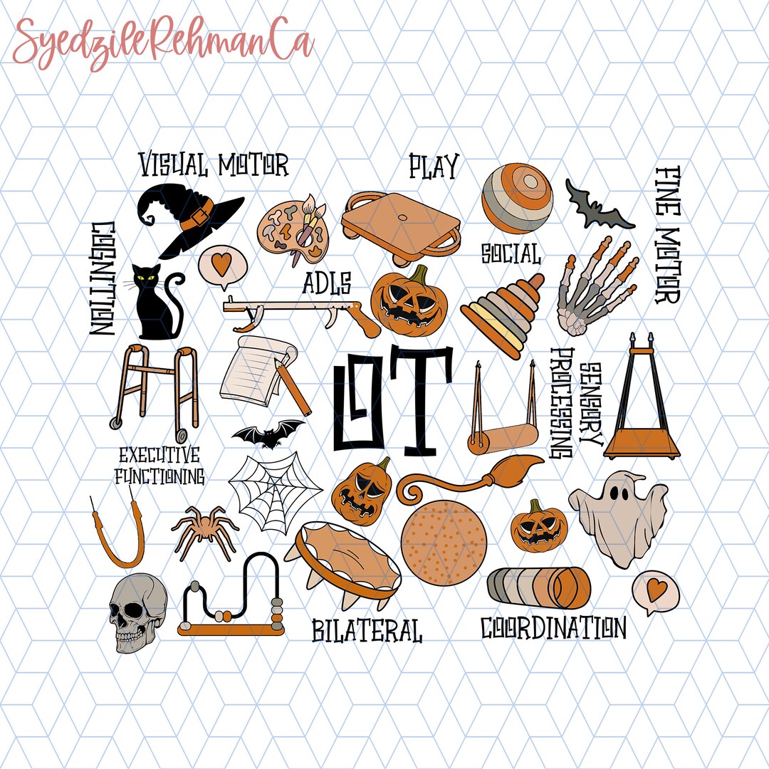 OT Halloween Png Occupational Therapist Halloween Png Spooky - Etsy