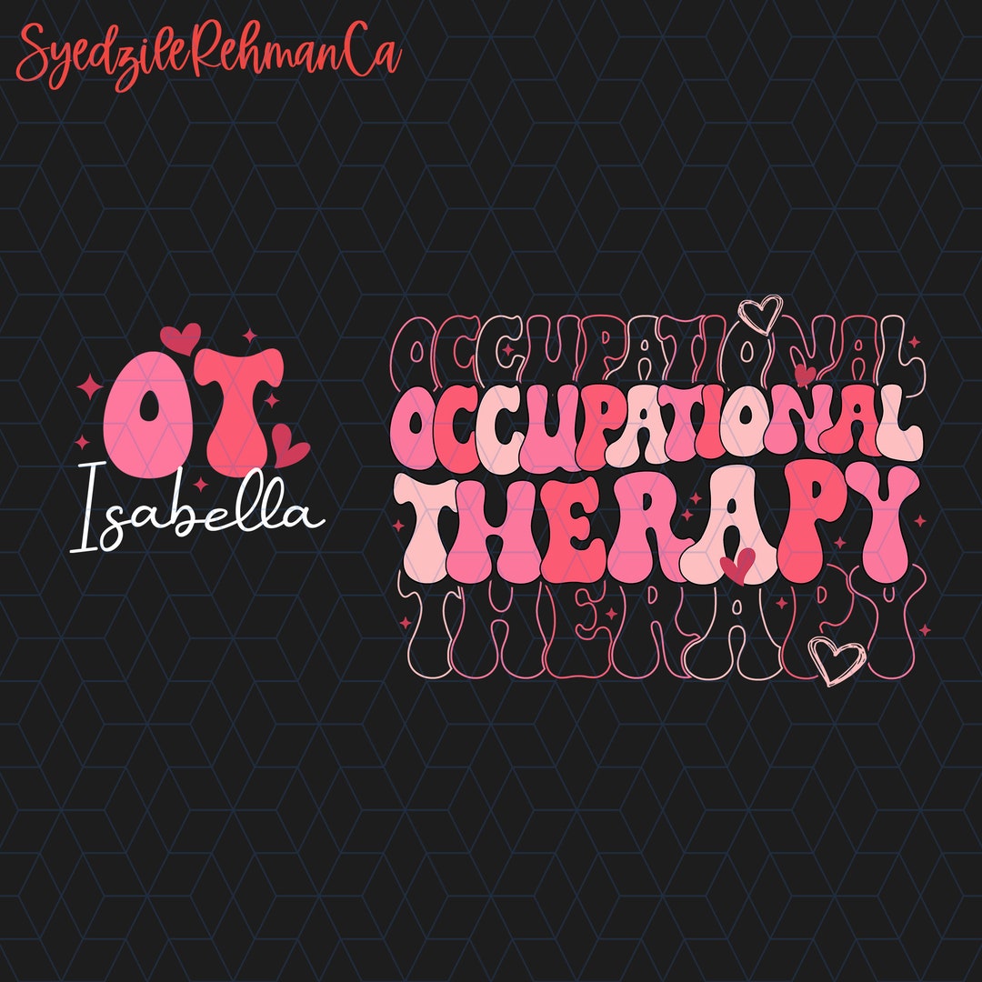 Occupational Therapy Valentine Png, Custom OT Valentine Png, Cupid's ...