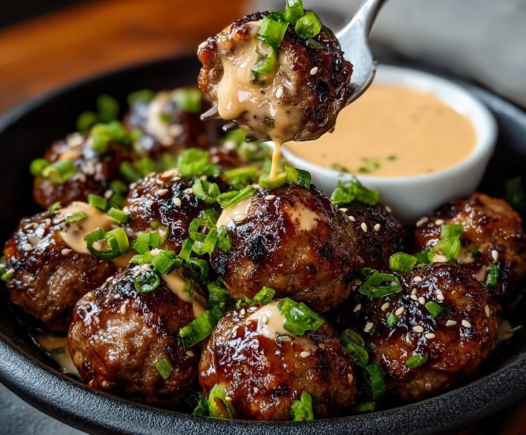 Korean BBQ Meatballs Recipe - Restaurant Quality Asian Fusion Cooking ...