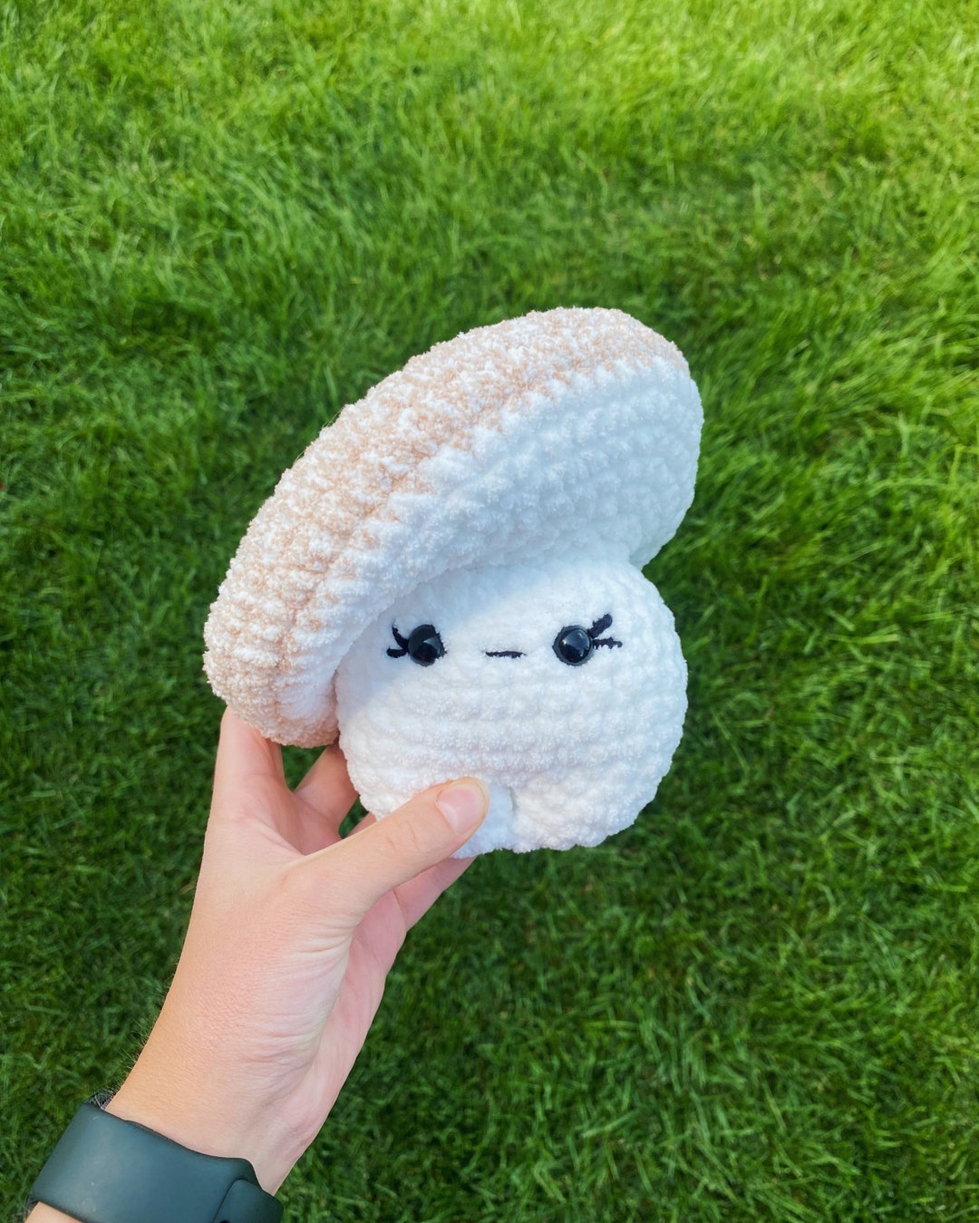 Frankie the Fungi Mushroom Crochet Plushie Handmade Plush Toy Stuffed ...