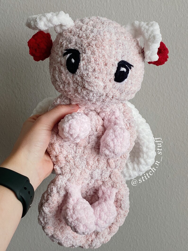 Cora the Cuddle-bug Crochet Pattern ~valentine's Day ~cuddle-bug Lovey ...